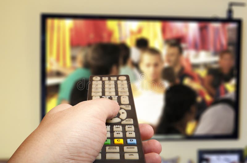 Television remote control stock photo. Image of horizontal - 37256730
