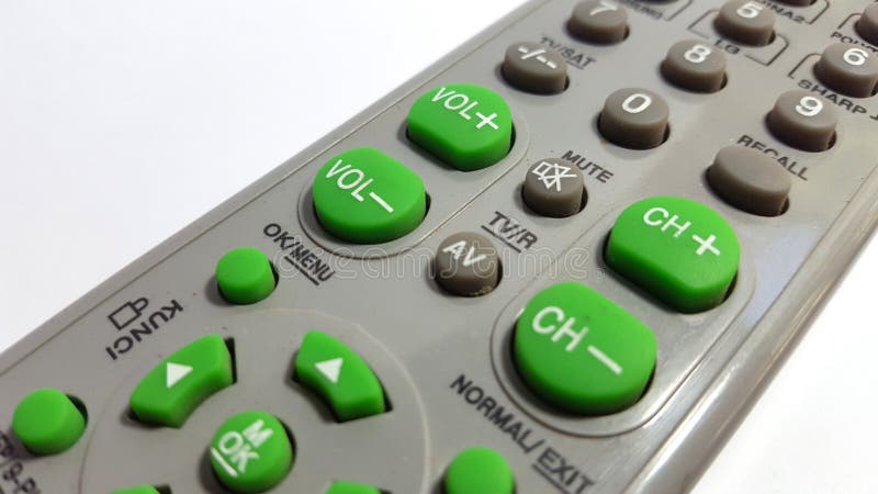 Television Remote Control, One of the Television Broadcast Control ...