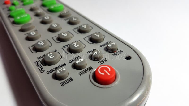 Television Remote Control, One of the Television Broadcast Control ...