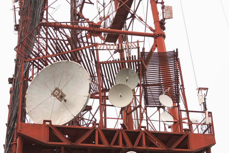 Television repeater stock image. Image of communication - 59703585