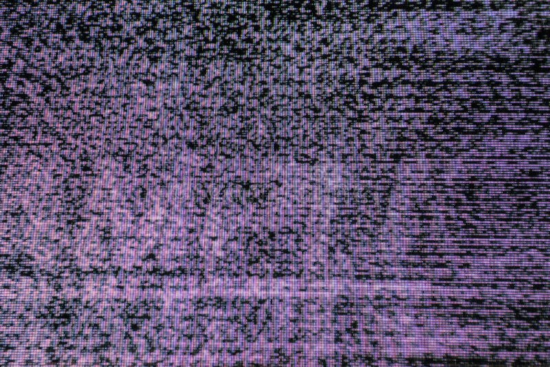 Television Screen with Static Noise Stock Photo - Image of blank, noise ...