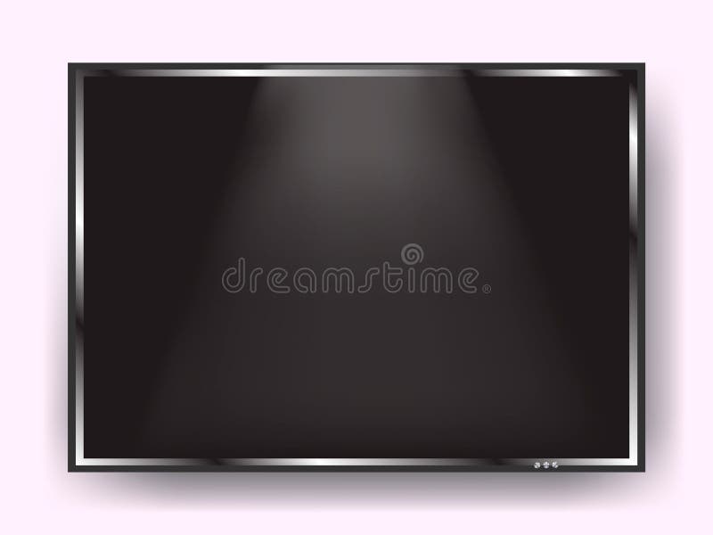 Television Screen. Vector Illustration Stock Vector - Illustration of ...