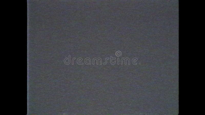 A Television Screen with VHS Effect of Digital Pixelated Noise ...