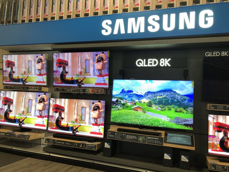 Television Sets editorial image. Image of samsung, colors - 202731745