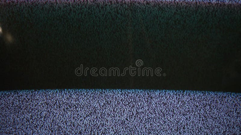 Television Signal Tv Noise Flicker Screen with Static Caused a by Bad ...