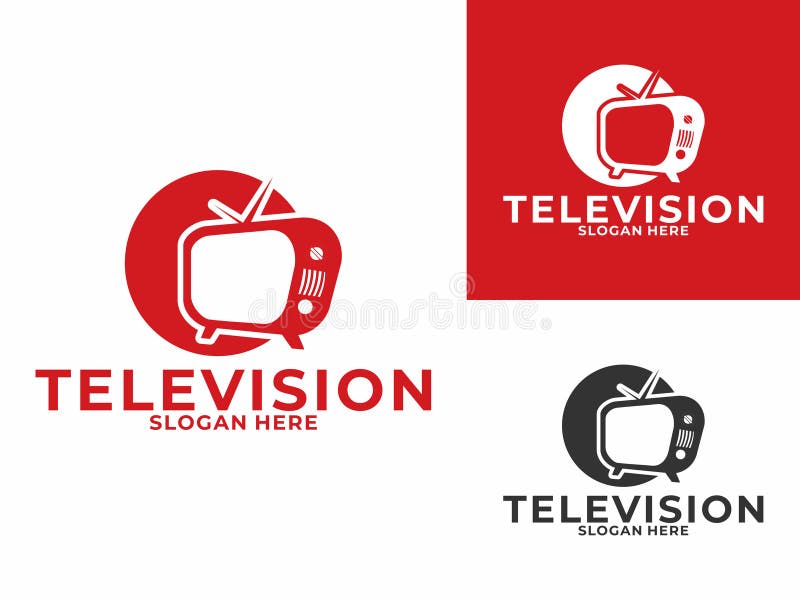 Television Simple Modern Logo Vector. TV or Television Channel Logo ...