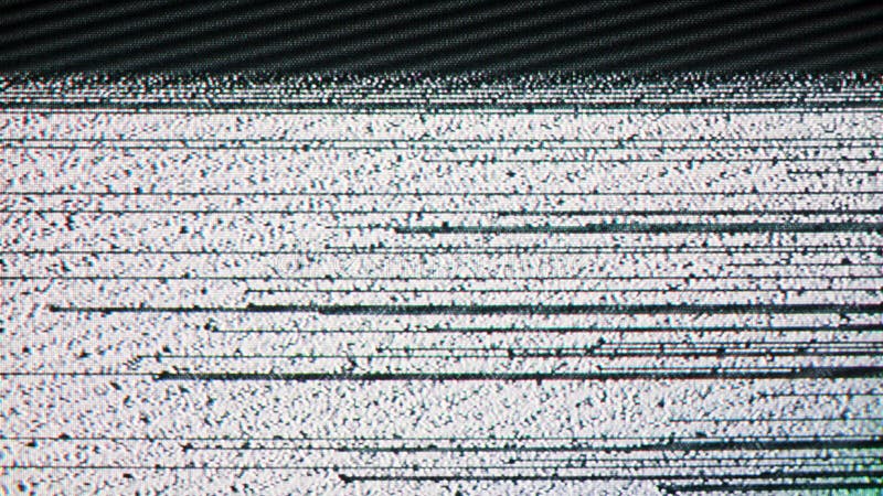 Television Static and Distortion Stock Video - Video of electronic ...