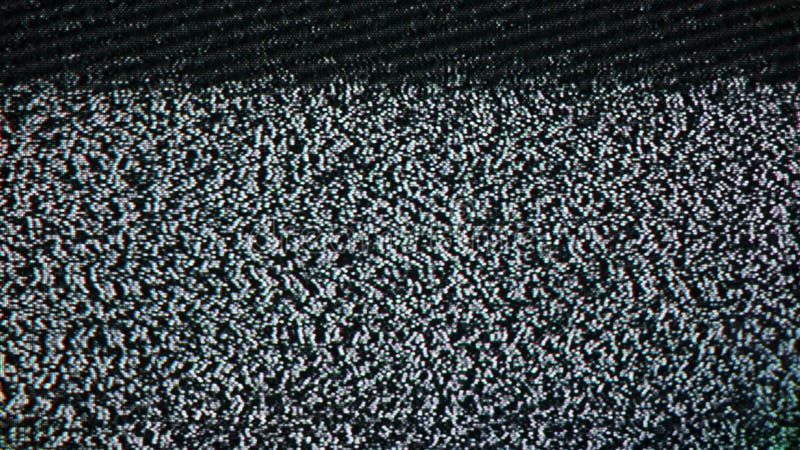 Television Static and Distortion Stock Video - Video of electronic ...