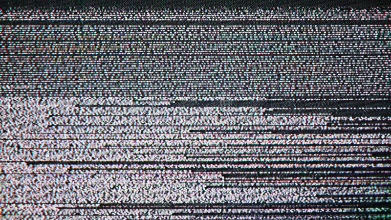 Television Static and Distortion Stock Video - Video of glitch ...