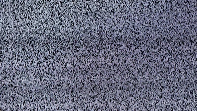 Television Static Noise, Black, White Stock Footage - Video of hissing ...