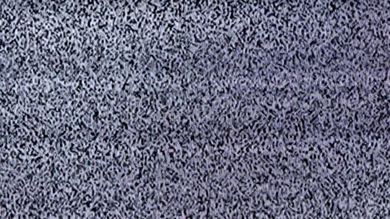 Television Static Noise, Black, White Stock Footage - Video of hissing ...