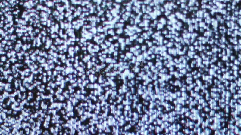 Television Static Noise Black White Stock Video - Video of corrupted ...