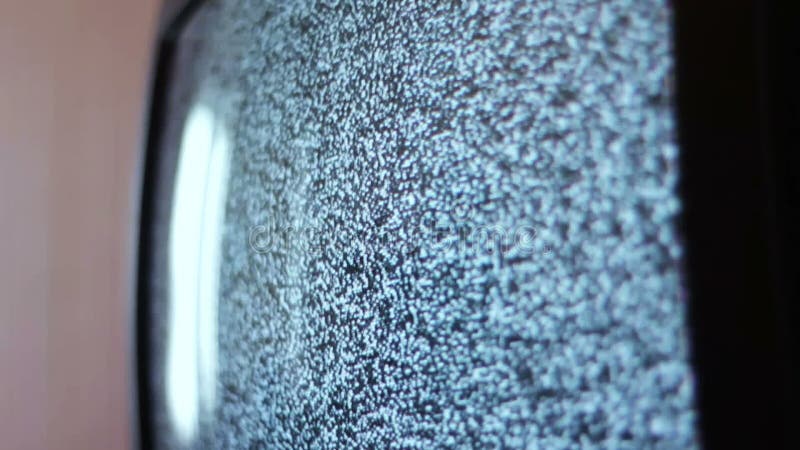 Television Static Noise Black White Stock Video - Video of corrupted ...