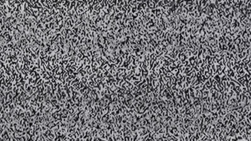 Television Static Noise, Black, White Stock Footage - Video of hissing ...