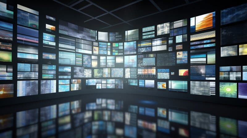 Movie Streaming Wall Stock Illustrations – 393 Movie Streaming Wall ...