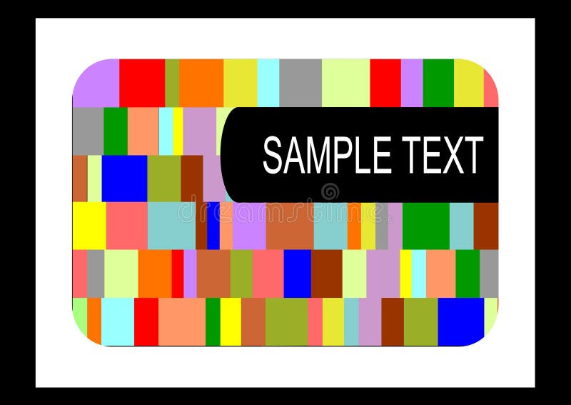 Television test screen stock vector. Illustration of gadget - 8476717