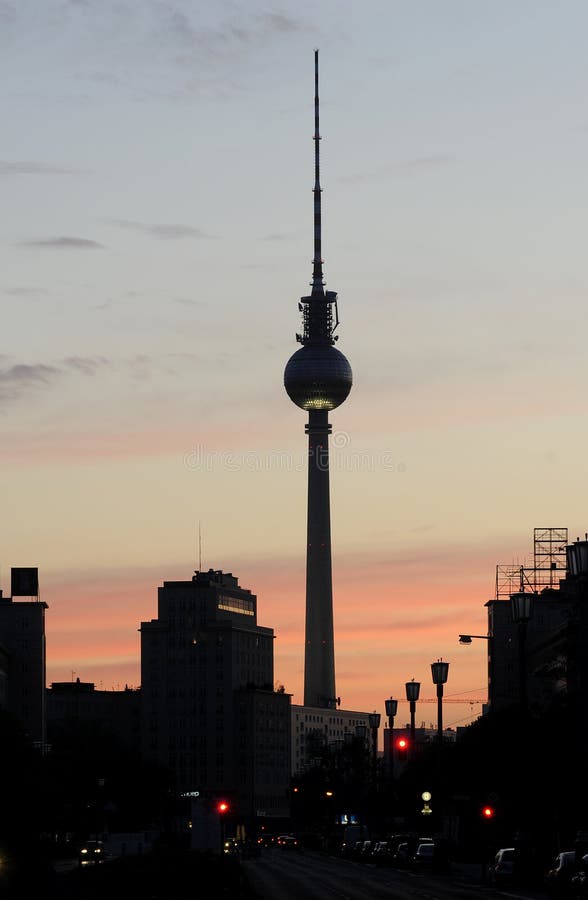 Television tower editorial stock image. Image of city - 14549224