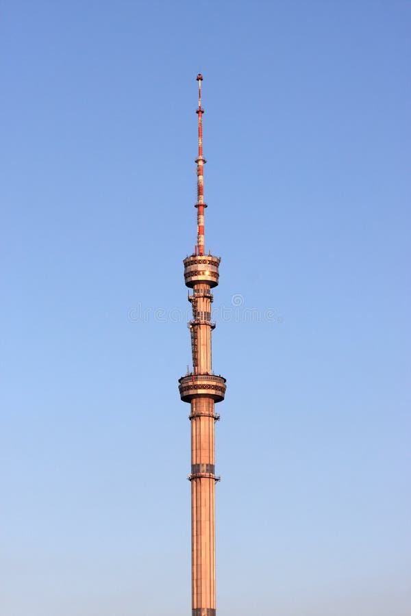 Television tower stock image. Image of exterior, architectural - 16674367