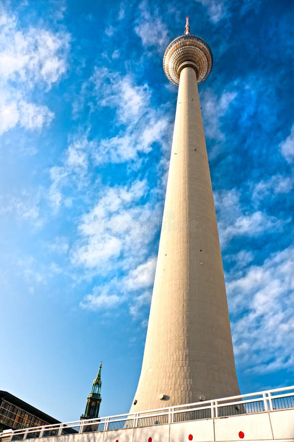 The Television Tower, Berlin, Germany. Stock Photo - Image of ...
