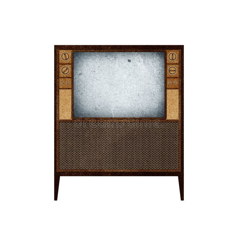Television ( TV ) Icon Recycled Paper Craft. Stock Image - Image of ...