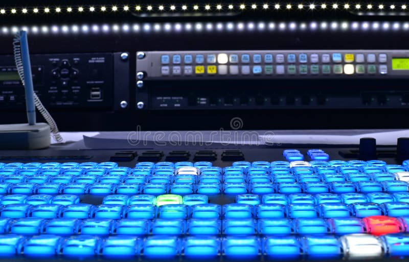 Television Video Mixer stock photo. Image of mixing, focus - 58673910