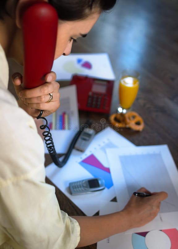 Telework stock image. Image of business, phone, floor - 1002187