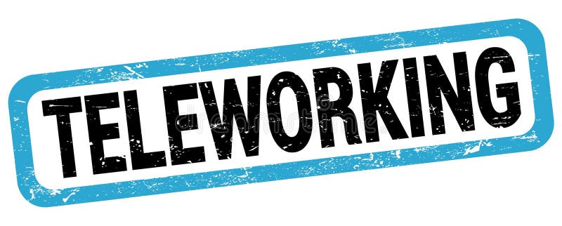Word Teleworking Stock Illustrations – 76 Word Teleworking Stock ...