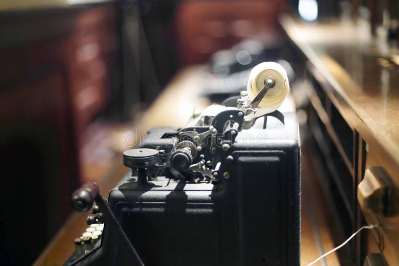 Telex machine stock image. Image of retro, history, hong - 42881443