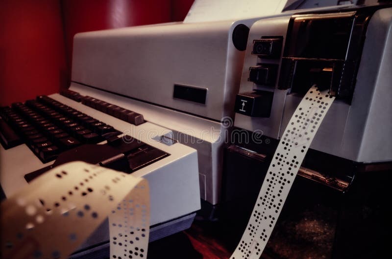 Telex Communication System, 1970s. Stock Image - Image of antique ...