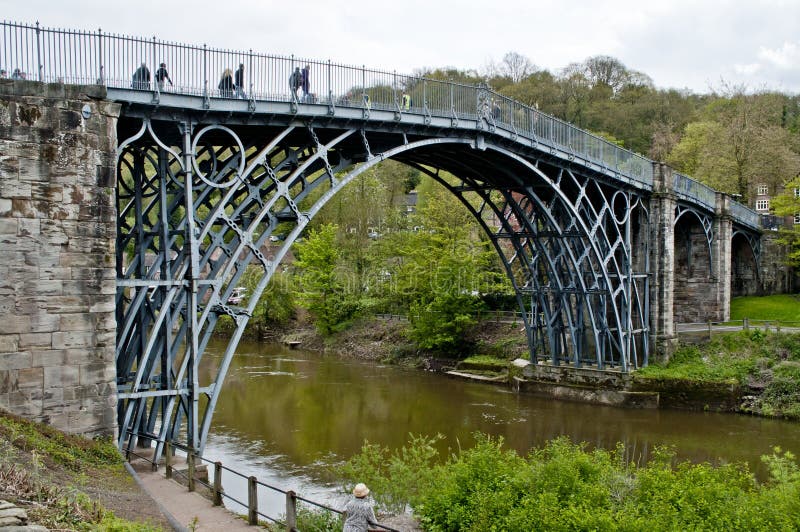 Ironbridge Gorge stock image. Image of river, tree, strut - 14545301