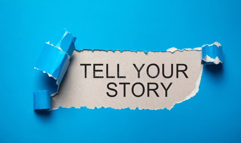 Tell Your Story. Business Concept Stock Image - Image of text, concept ...