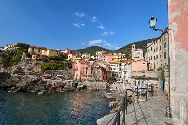 Tellaro stock image. Image of italy, coast, spezia, scenic - 23059101