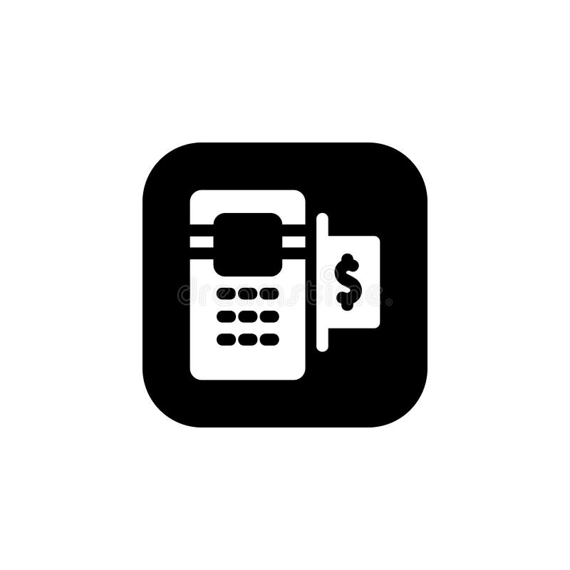 Teller Machine Icon. Business and Finance Icon. Perfect for Application ...