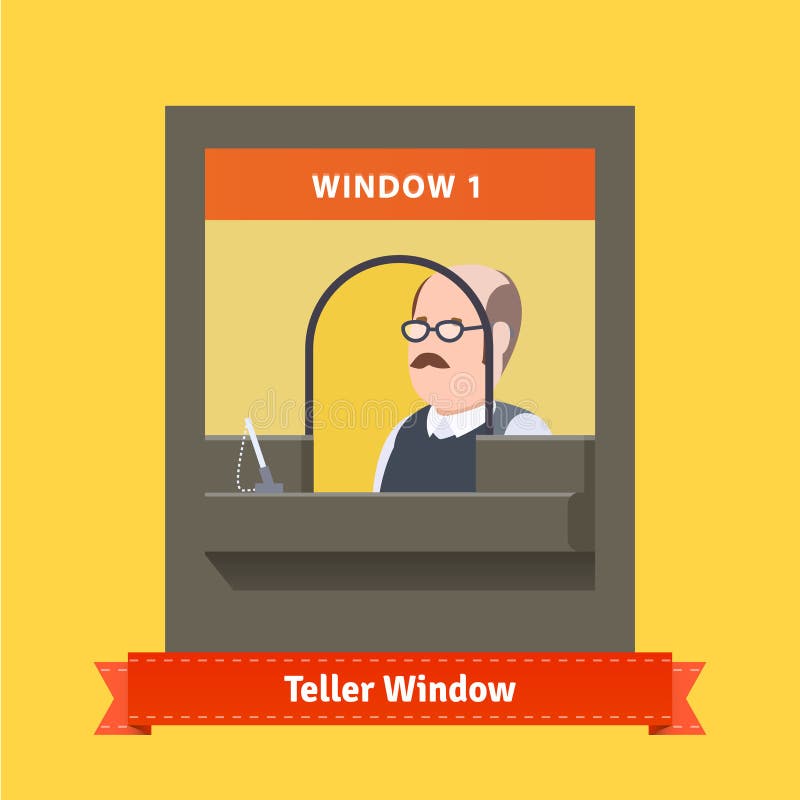 Cashier Window Stock Illustrations – 483 Cashier Window Stock ...