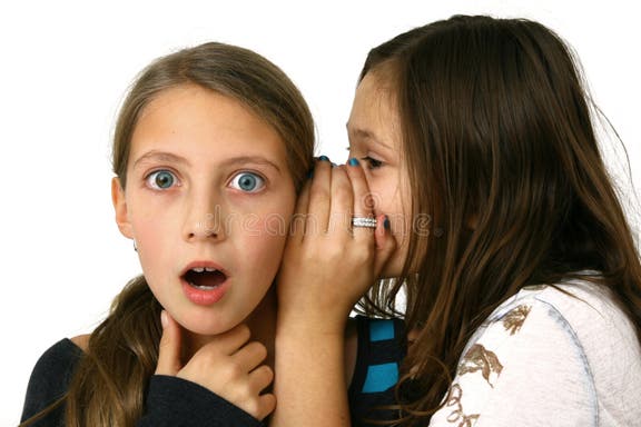 Telling secrets stock photo. Image of amazed, shocked - 7305822