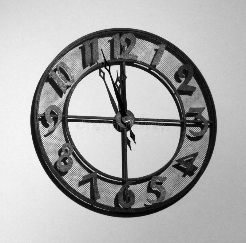 Telling Time stock photo. Image of noon, time, wall, analog - 68283574