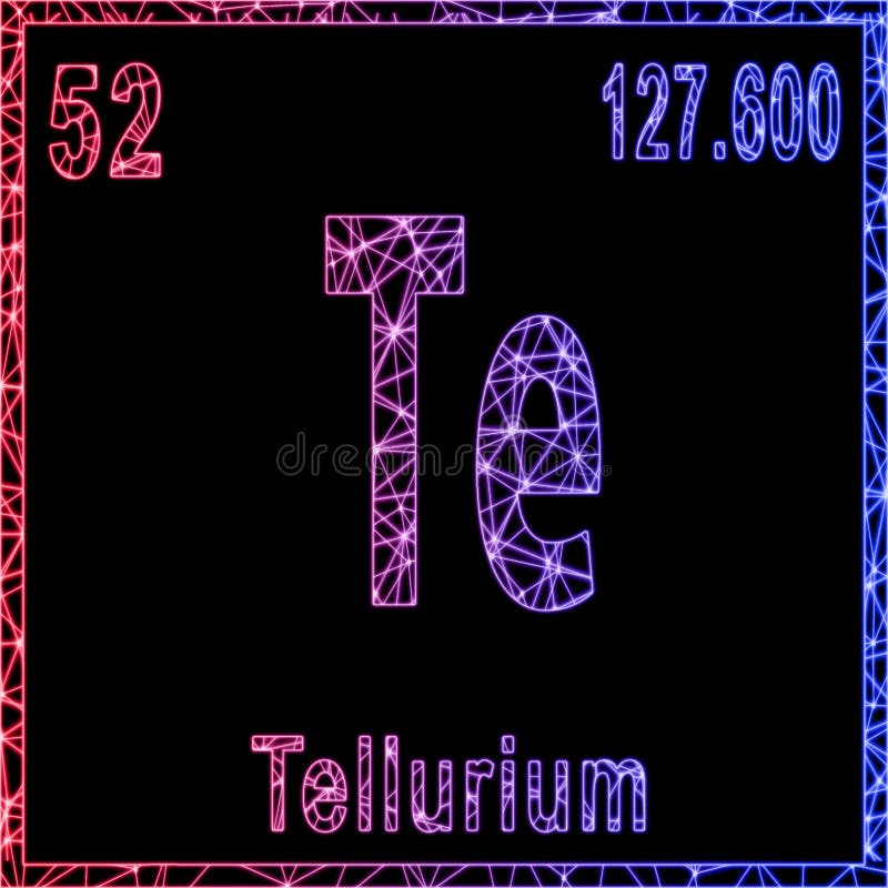 Tellurium Atomic Structure Stock Illustrations – 113 Tellurium Atomic ...