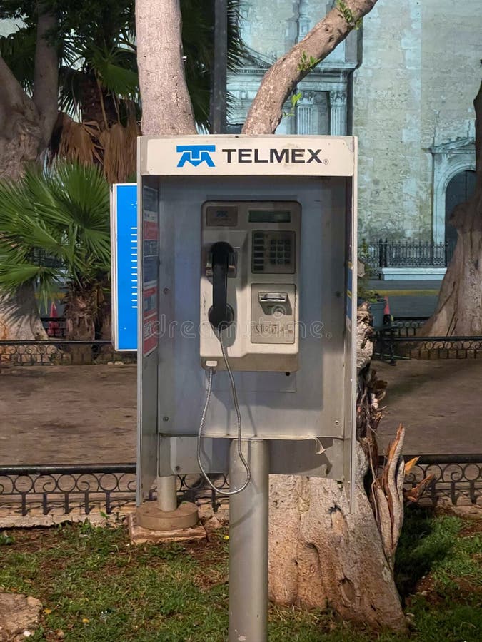 Telmex Pay Phone - Mexico editorial stock image. Image of telephone ...