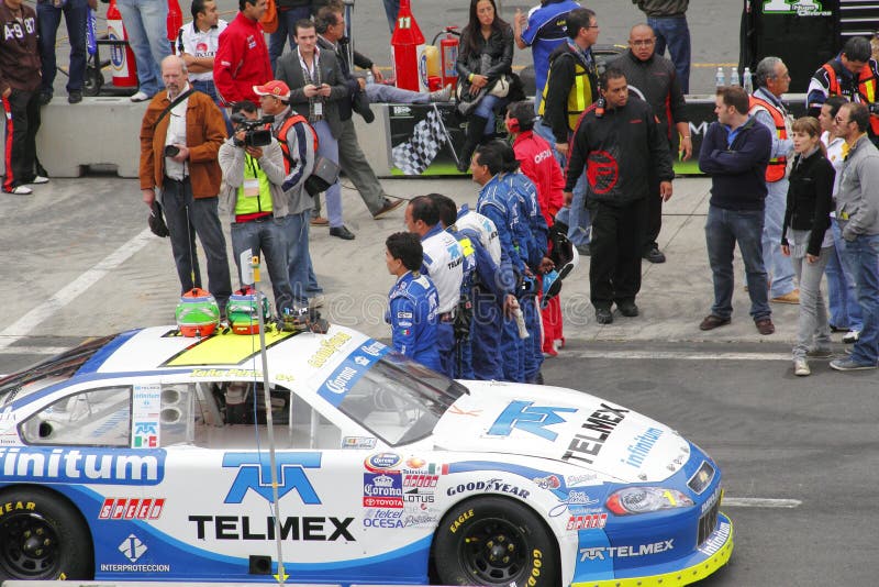 Nascar Car Race in the Velodrome of Mexico City Editorial Photo - Image ...