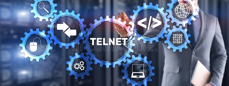 Teletype Network Protocol. Telnet Virtual Terminal Client. Internet and ...