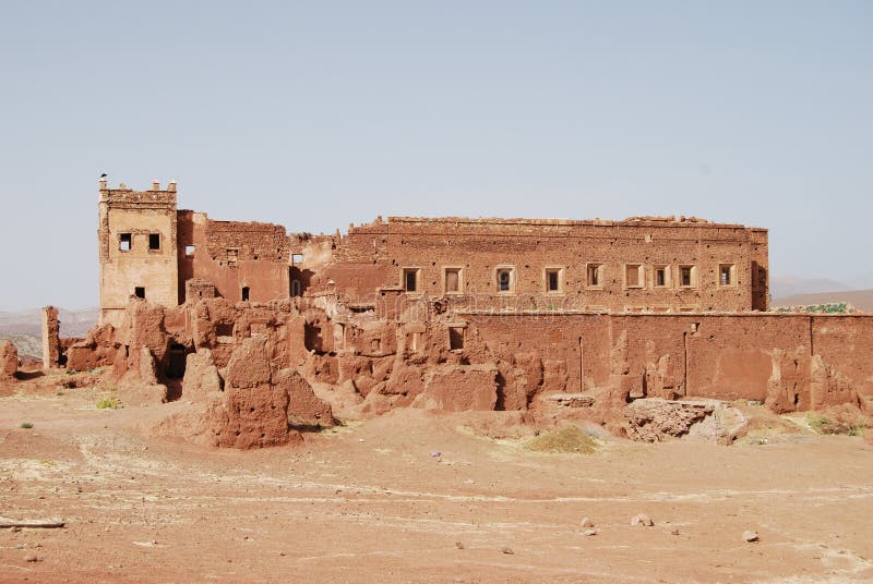 Telouet Palace Ruins stock photo. Image of telouet, palace - 15551950