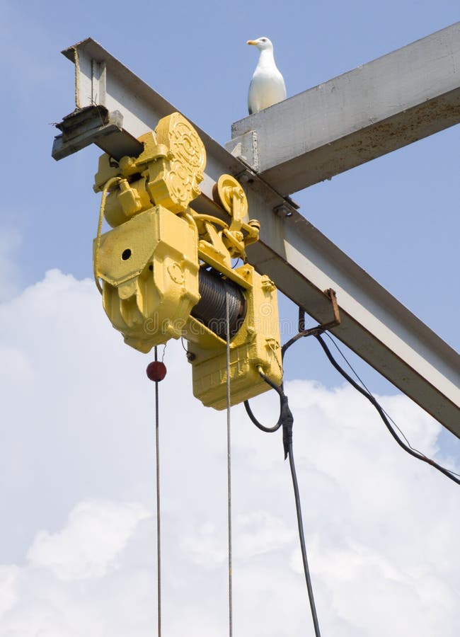 Crane stock image. Image of block, burden, strength, tackle - 9996239