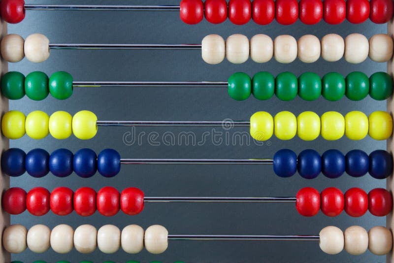 Telraam stock foto. Image of rood, geestelijk, wiskunde - 21780242