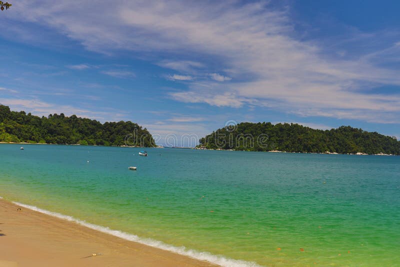 Teluk Nipah Beach Pangkor Island Stock Image - Image of teluk, nipah ...