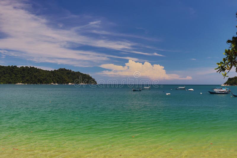 Teluk Nipah Beach Pangkor Island Stock Image - Image of perak, beach ...