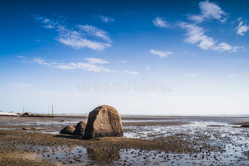 Teluk Sisek Beach stock photo. Image of landscape, pahang - 47866462