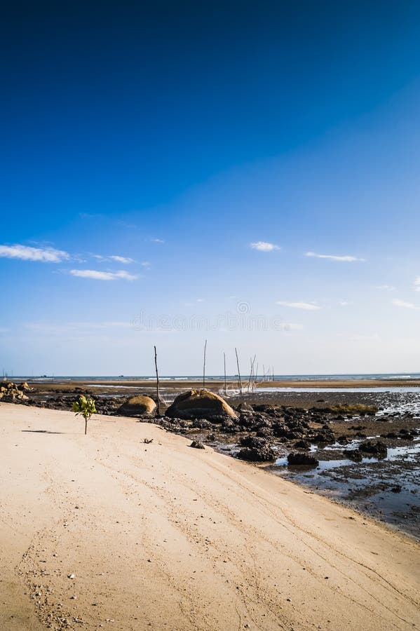Teluk Sisek Beach stock photo. Image of ocean, landscape - 47866568