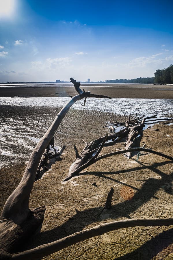 Teluk Sisek Beach stock image. Image of tide, landscape - 49181243