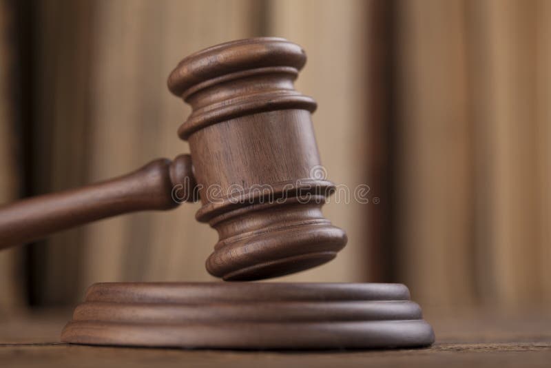 Tema De La Ley, Mazo Del Juez, Mazo De Madera Foto de archivo - Imagen ...