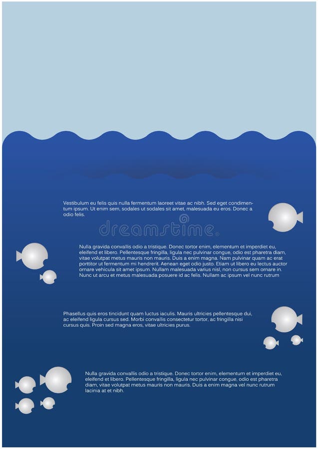 Tema Funky Da Empresa De Papel - Mar Ilustração Stock - Ilustração de ...